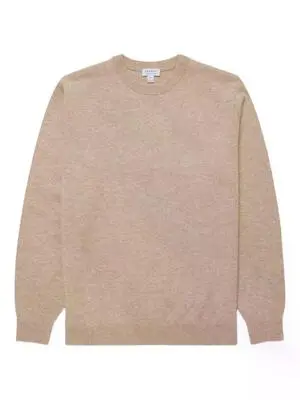 Sunspel Crew-neck Sweater - Neutrals