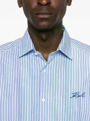 Karl Lagerfeld Striped Shirt - Blue