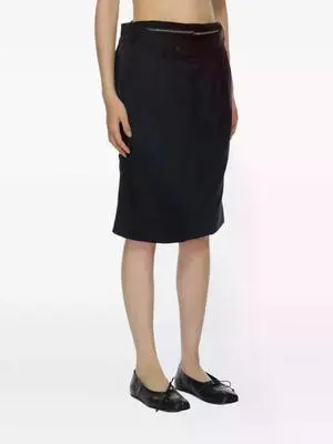 HODAKOVA Crinkled-finish Midi Skirt