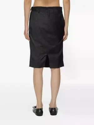 HODAKOVA Crinkled-finish Midi Skirt