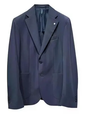 L.B.M. 1911 Single-breasted Blazer - Blue