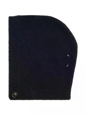 MAISON MARGIELA Button Wool Cap - Blue