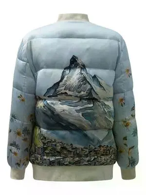SLEEP NO MORE Graphic-print Padded Jacket
