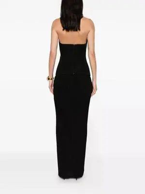 Solace London Kesi Pleated Maxi Dress