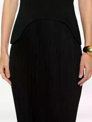 Solace London Kesi Pleated Maxi Dress