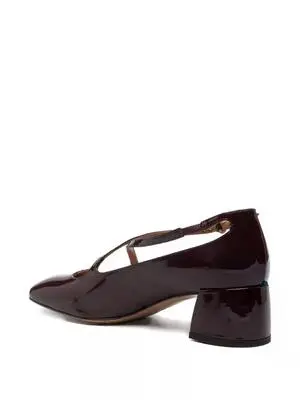 A.BOCCA 45mm Criss-cross Square-toe Pumps