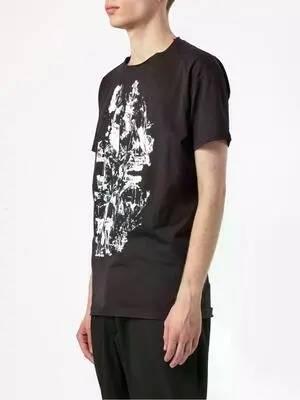 LECLAIREUR Abstract Print T-shirt - Black