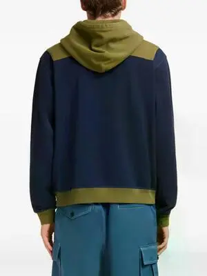 Marni Color-block Hoodie - Blue