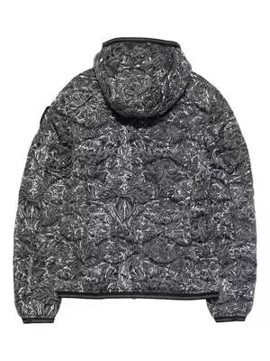 BLAUER. Camelia Hooded Floral Coat