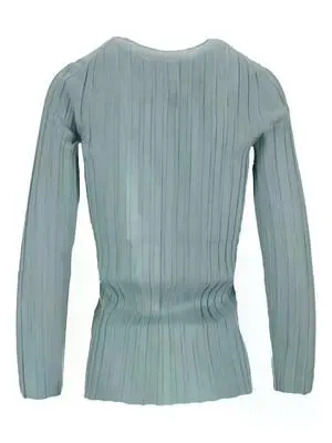 LA ROSE Ribbed Crew-neck Top