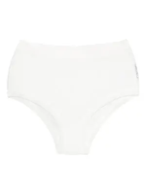 Calvin Klein Tyra Ribbed-knit Brief - White