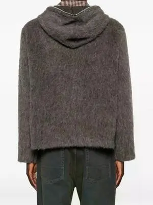 Our Legacy Zip-up Slouchy Hoodie - Grey