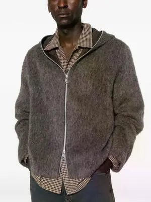Our Legacy Zip-up Slouchy Hoodie - Grey