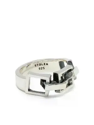 STOLEN GIRLFRIENDS CLUB Death Metal Ring - Silver