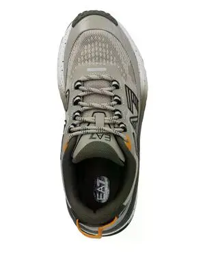 EA7 Logo-print Sneakers - Grey