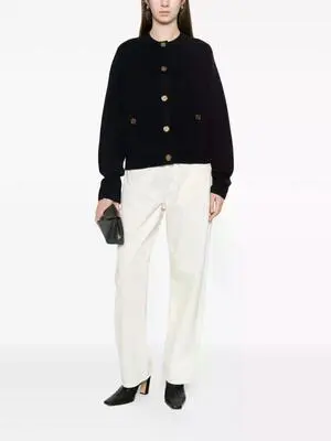 TOTEME Hammered-button Cardigan - Blue