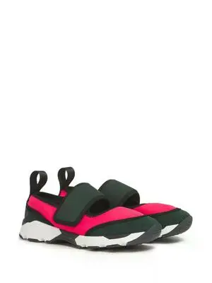 Marni Round-toe Strap Sneakers - Pink
