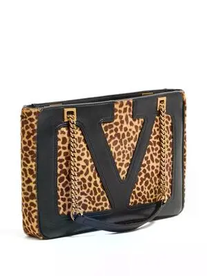 Valentino Garavani Small Viva Superstar Vlogo Tote Bag - Black