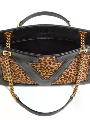 Valentino Garavani Small Viva Superstar Vlogo Tote Bag - Black