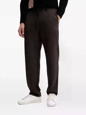Emporio Armani Drawstring Logo-patch Trousers