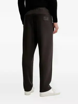 Emporio Armani Drawstring Logo-patch Trousers