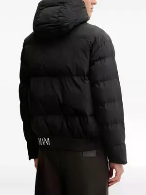 Emporio Armani Hooded Logo-patch Jacket
