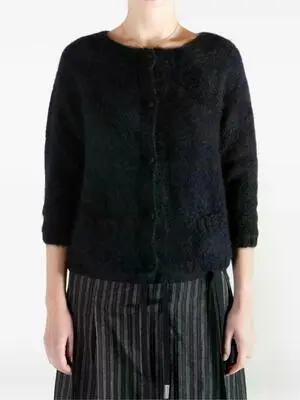 DANIELA GREGIS Round-neck Button-up Cardigan