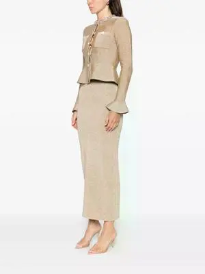 SELF-PORTRAIT Embellished Midi Dress
