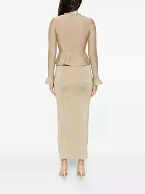 SELF-PORTRAIT Embellished Midi Dress