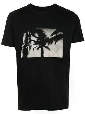 OSKLEN Palm Tree-print Cotton T-shirt