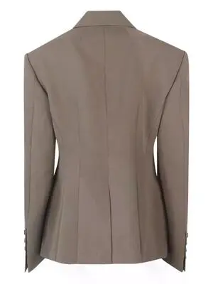 THE FRANKIE SHOP Doyer Cinched Blazer - Neutrals