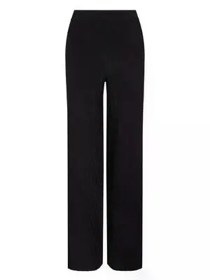Emporio Armani Pleated Wide Leg Pants