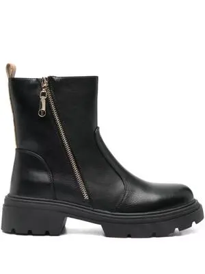 ALVIERO MARTINI 1° CLASSE 45mm Zip-up Ankle Boots