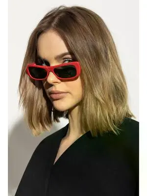 Jacquemus Capri Rectangle Sunglasses