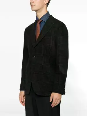 Boglioli Check-patterned Single-breasted Blazer
