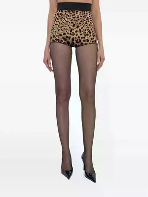 Dolce & Gabbana Animal-print Shorts