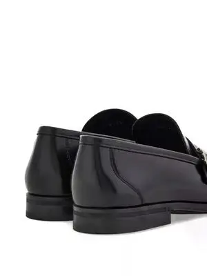 FERRAGAMO Gancini Saddle-strap Loafers