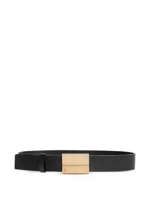 Alberta Ferretti Square Buckle Belt - Black