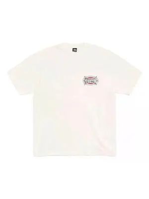 StÜssy Logo-print T-shirt - Neutrals