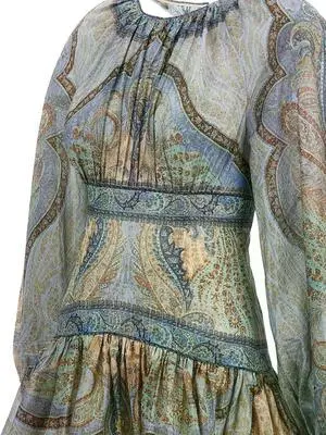 Zimmermann Wanderlust Mini Dress - Blue