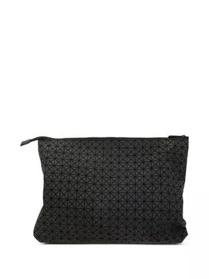 Issey Miyake Geometric-print Zip Clutch Bag