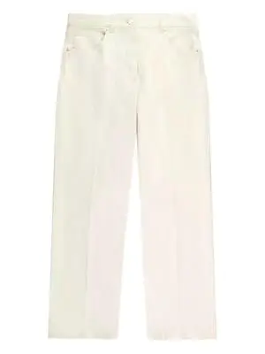 SLOWEAR Straight-leg Cropped Trousers