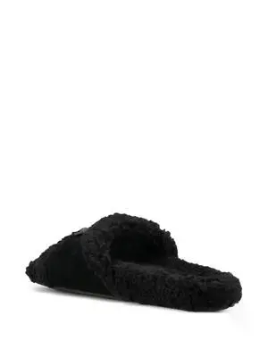 Balenciaga Furry Strap Sandals