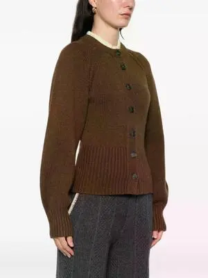 Guest In Residence Buttoned Knit Cardigan