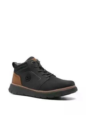 BUGATTI Lace-up Panelled Booties