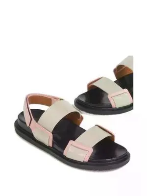 Marni Fussbett Double-strap Sandals - Neutrals