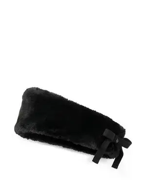 MAISON MICHEL Zaza Bow Hat - Black
