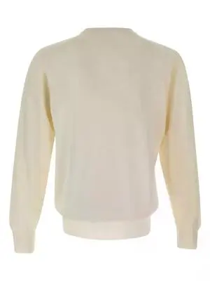 GRAN SASSO Crew-neck Ribbed Sweater - White