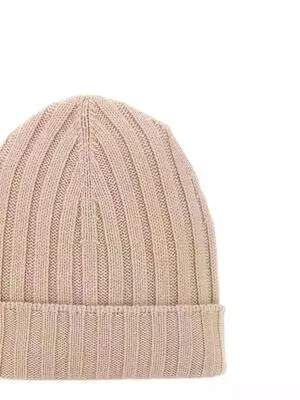 GRAN SASSO Ribbed Beanie Hat - Pink