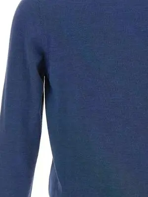 GRAN SASSO V-neck Button-up Cardigan - Blue